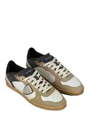 Philippe Model Panelled Sneakers - Neutrals
