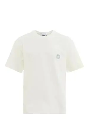 SOLID HOMME Super Normal Logo-patch T-shirt - Neutrals