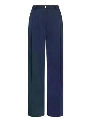 OSCAR DE LA RENTA Oscar De La Renta Wide-Leg Palazzo Pants
