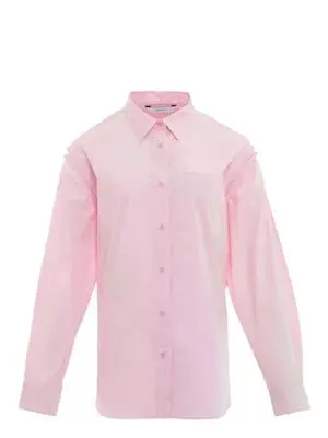 PUSHBUTTON Cut-out Detail Shirt - Pink