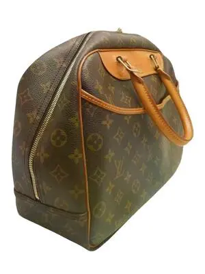 LOUIS VUITTON Monogram Deauville Handbag - Brown
