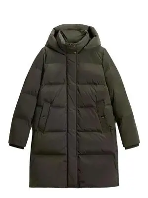 Woolrich Kelly Quilted Parka Coat - Green