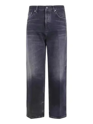 HAIKURE Betty Faded Effect Jeans - Black