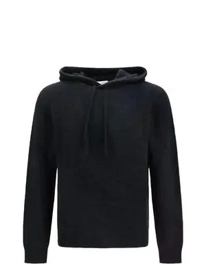 ROBERTO COLLINA Drawstring Hoodie - Black