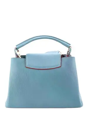 LOUIS VUITTON Capucines Bag Leather Bb Satchel - Blue