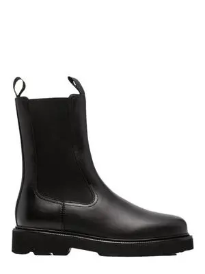 HENDERSON BARACCO Libby Round-toe Boots - Black