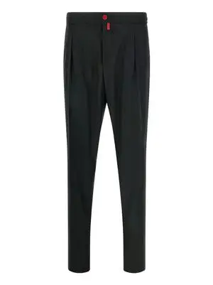 Kiton Kiton Pleated Wool Trousers Grey