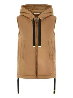 Max Mara Padded Vest - Brown