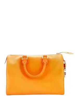 LOUIS VUITTON Speedy Handbag Epi Leather 25 Satchel - Orange
