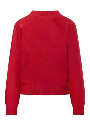 Kenzo Jumping Tiger Cotton Wool Sweater - Red