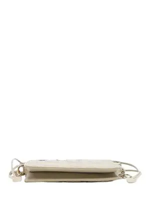 Dior 2023 Mini Lambskin Cannage Milly Drawstring Bag Satchel - Brown