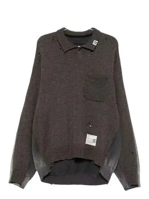 Mihara Yasuhiro Long-sleeves Sweater - Brown