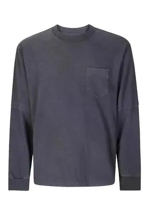 Sacai Chest-pocket Long-sleeve T-shirt - Grey