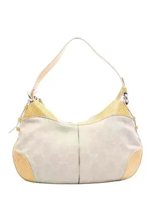 Celine Celine Macadam Canvas Shoulder Bag Grey