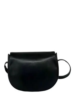 Celine 20th Century Leather Carriage Crossbody Bag - Black