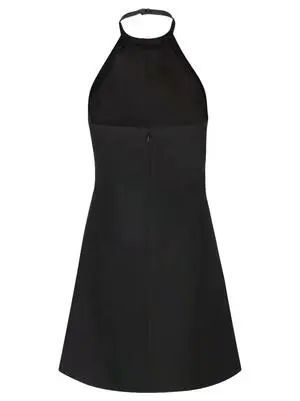 VALENTINO Crystal-embroidered Bow Mini Dress