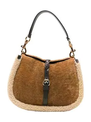 Etro Pony-hair Mutton-trim Cross Body Bag - Brown
