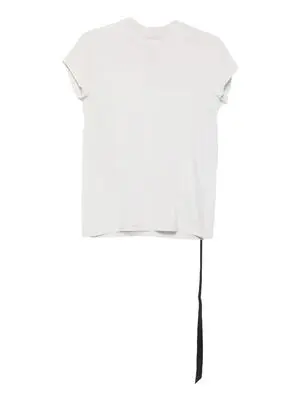 Rick Owens Ribbed-trim Strap Detail T-shirt - White