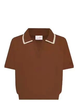 MC2 SAINT BARTH Evonne Contrast-trim T-shirt