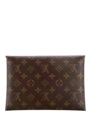 LOUIS VUITTON Kirigami Pochette Set Monogram Canvas Clutch Bag - Brown