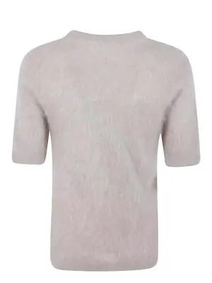 Seventy Short Sleeve Cashmere Sweater - Neutrals