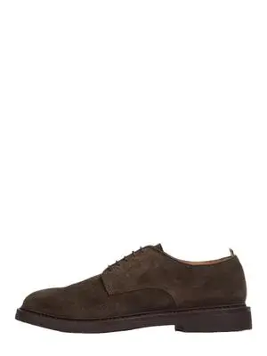 Officine Creative Hopkins Suede Lace-up Shoes - Brown