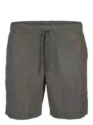 Fedeli Drawstring Waist Swim Shorts - Grey