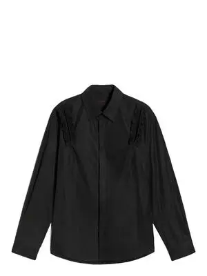 Simone Rocha Ruffle-trim Shirt - Black