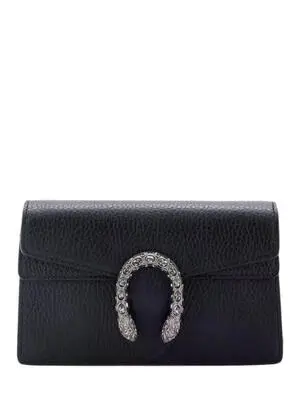 GUCCI Dionysus Bag Leather Super Mini Clutch Bag