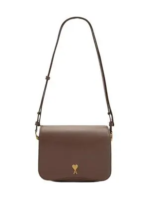 AMI Cowhide Leather Paris Paris Bag