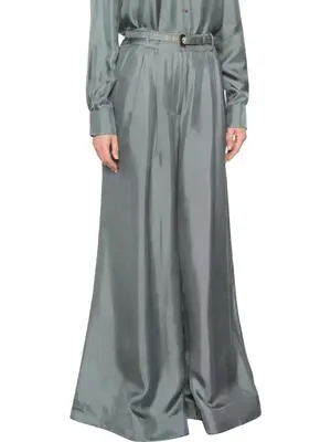 Zimmermann Belted Palazzo Pants - Blue