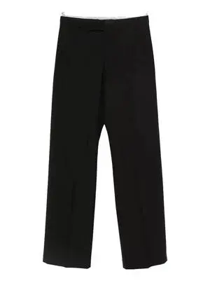 Rick Owens Pressed-crease Tailored Trousers - Black