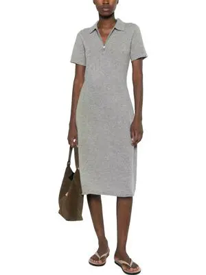 EXTREME CASHMERE Georgia Zip-fastening Midi Dress