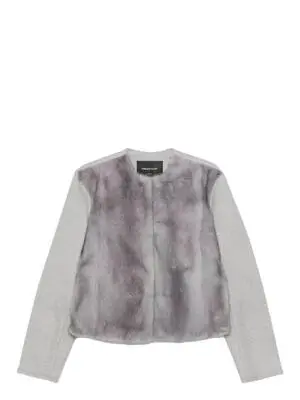 FABIANA FILIPPI Fabiana Filippi Silk & Nylon Jacket With Real Mink