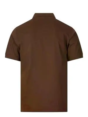 Kiton Short-sleeve Cotton Polo Shirt - Brown