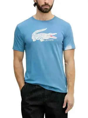 Lacoste Roland-garros Logo-print T-shirt - Blue