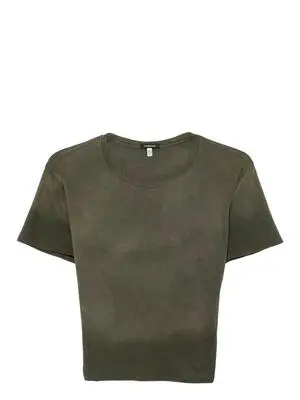 R13 Washed-effect T-shirt - Green