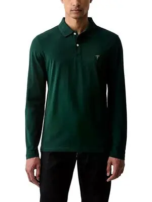 Guess Logo Patch Polo - Green