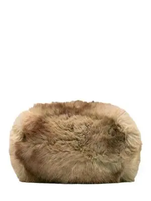 Apparis Apparis Faux Fur Pouch Bag Neutrals