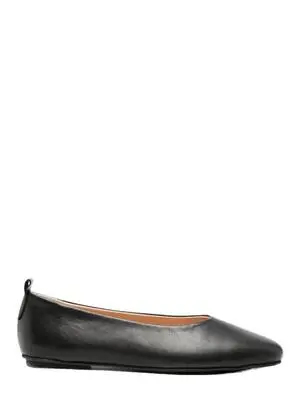SERGIO MORETTI FIRENZE Pull-tab Ballet Flats - Black