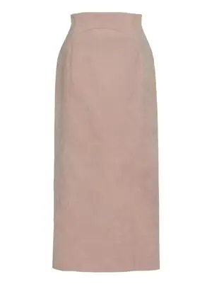 MULLER OF YOSHIOKUBO Faux Suede Skirt - Blue