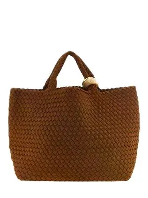 NAGHEDI Medium St. Barths Hand-woven Tote Bag - Brown