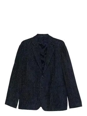 GIORGIO ARMANI Zigzag-patterned Blazer