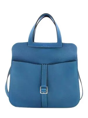 Hermès 2023 Clemence Halzan 25 Satchel Blue