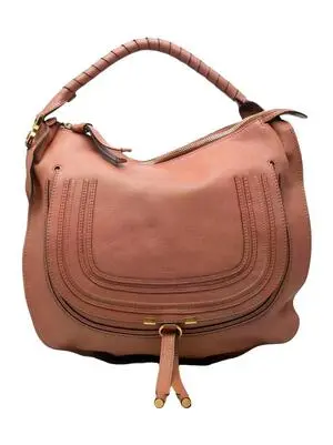 Chloé Chloé Marcie Hobo Satchel Pink