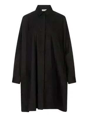 MEIMEIJ Oversized Side-slit Shirt - Black
