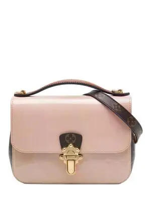 LOUIS VUITTON Louis Vuitton Vernis Miroir Cherrywood BB Satchel Pink