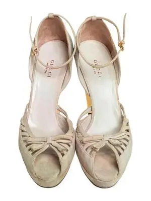 GUCCI Gucci Bow-Detail Platform Sandals