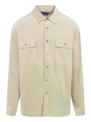 RALPH LAUREN PURPLE LABEL Corduroy-texture Button-down Shirt