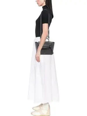 Celine 2016 Micro Grained Calfskin Belt Bag Satchel - Grey
